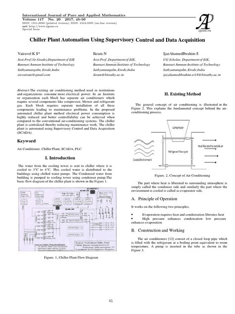 Chiller Plant Automation Using Supervisory Control And Data Acquisition Pdf Programmable
