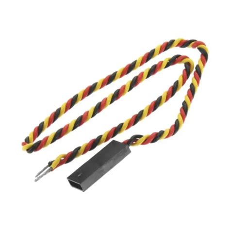 Hitec Female Servo Connector W Heavy Gauge Twisted Wire Gold Pins Robotshop