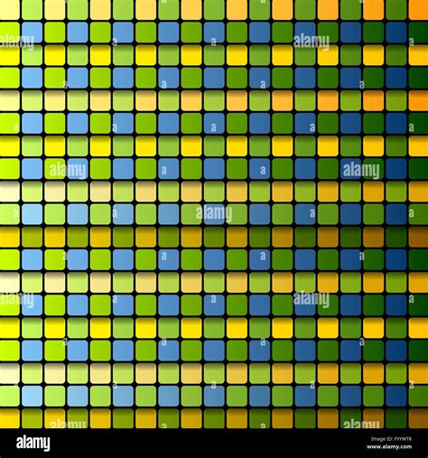Colorful Abstract Tech Squares Background Stock Photo Alamy