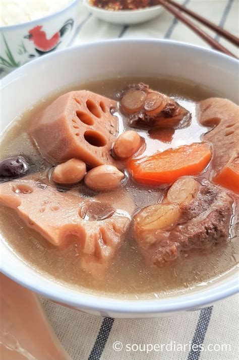Lotus Root Soup With Pork Ribs 排骨莲藕汤 Souper Diaries