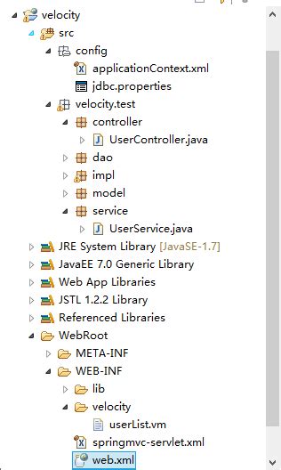 Springmvcspring Jdbcvelocity入门教程及其代码实例 代码 最代码
