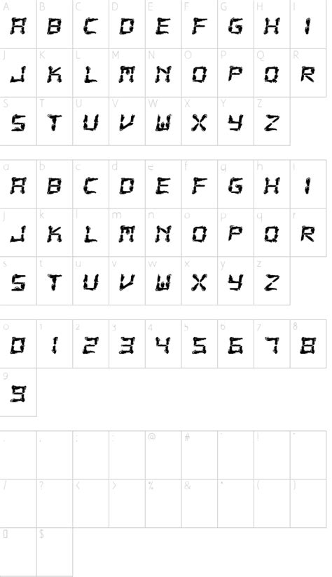 Fluid Lcd Font Details