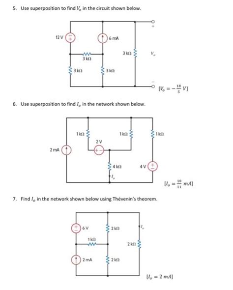 Solved Use Superposition To Find Vo In The Circuit Shown Chegg