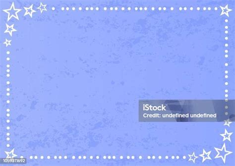 스타와 스타와 함께 블루 그라데이션 바탕에 흰색에서 도트의 장식 프레임 공휴일에 대한 스톡 벡터 아트 및 기타 이미지 공휴일 녹기 디자인 Istock