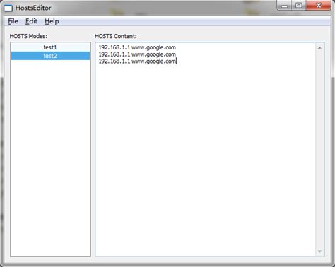 Github Hufuman Hosts Editor Tool To Help Change Between Different Hosts