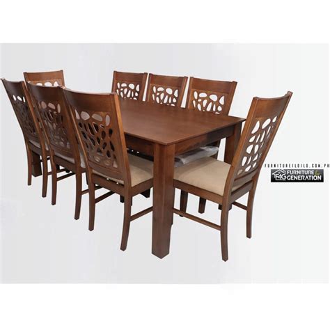 Maya Rectangular Dining Table Set 6 Six Seater Dining Table Set 8