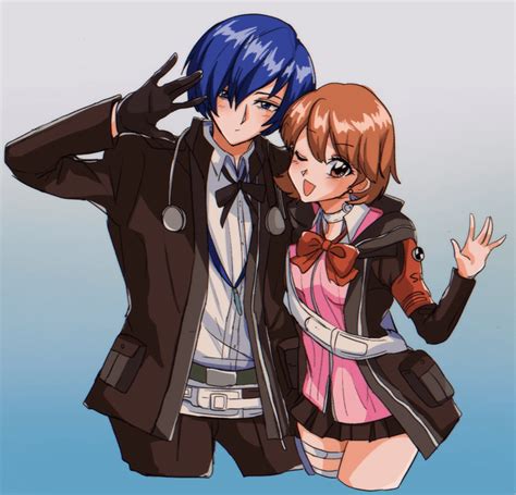 Yukari And Makoto Wearing Their New Battle Uniforms By Yuyuy00 R