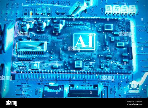 Motherboard With Ai Written On It Concept Ai Artificial Intelligence