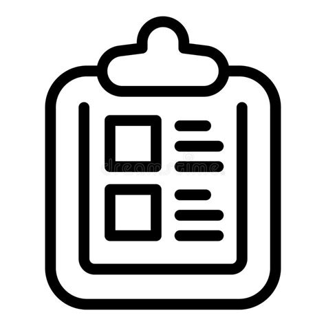 Clipboard With Checklist Icon Representing Task Management And Business Planning Stock Vector