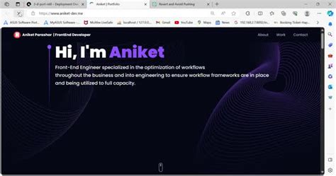 aniket parashar on linkedin webdevelopment threejs portfolio creativecoding linkedinportfolio…