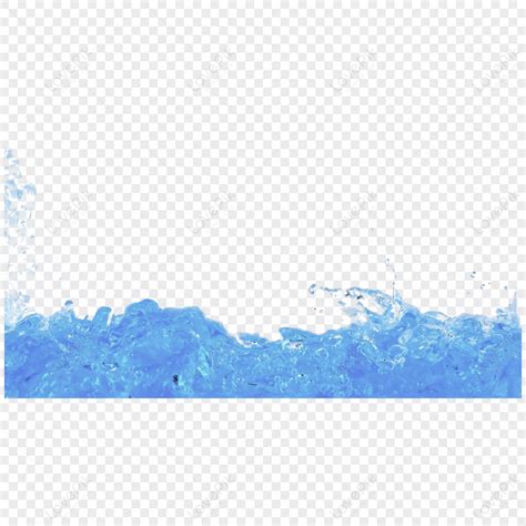 물 표면 물 스플래시 라이트 블루 물 일러스트푸른수면 Png 일러스트 무료 다운로드 Lovepik