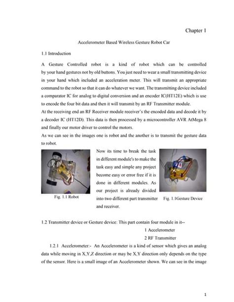 accelerometer based gesture robo car pdf computer peripherals