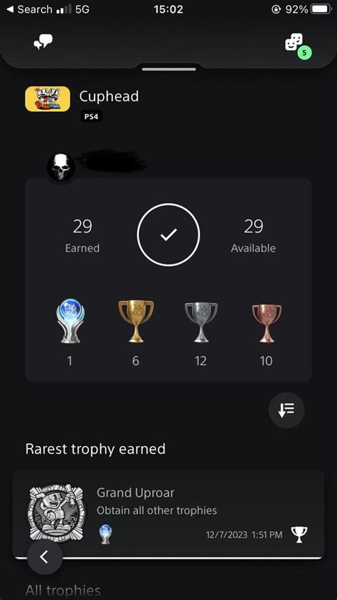 [cuphead] Fuck You Wally Warbles Expert R Trophies