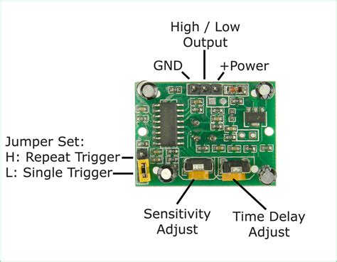 Hc Sr501 Pir Sensor Pinout Arduino Tarjetas Electrónica