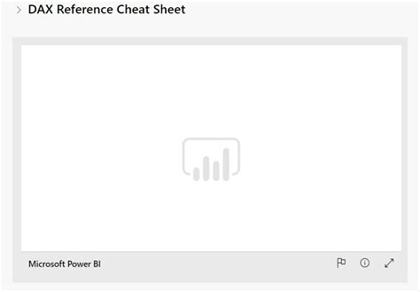 Dax Reference Cheat Sheet Microsoft Fabric Community