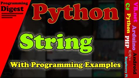 Python String And How To Use Str Slicing And Joining Split Traversing