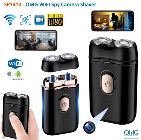 SPY410 OMG WiFi Hidden SPY Camera Shaver OMG Solutions