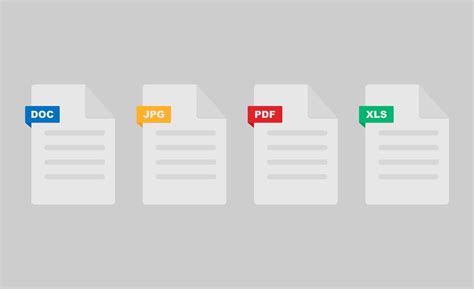 Premium Vector File Types Iconsvector Illustration Isolated On White Premium Vector File Types Iconsvector Illustration Isolated On White