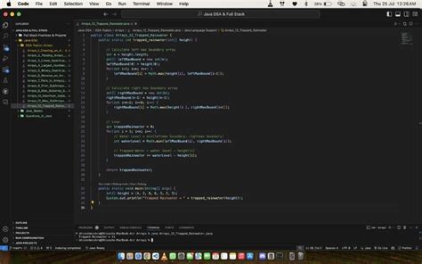 Shivesh Mishra On Linkedin Day4 Dsa 200daysofcode Array Trappintrainwater Algorithms