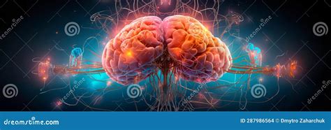 Brain With Activated Areas When Solving Complex Problems Generative Ai