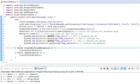 Teach Me How To Program Database Connectivity Database Connectivity Java MySql