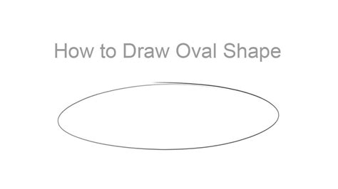 Oval Face Shape Drawing