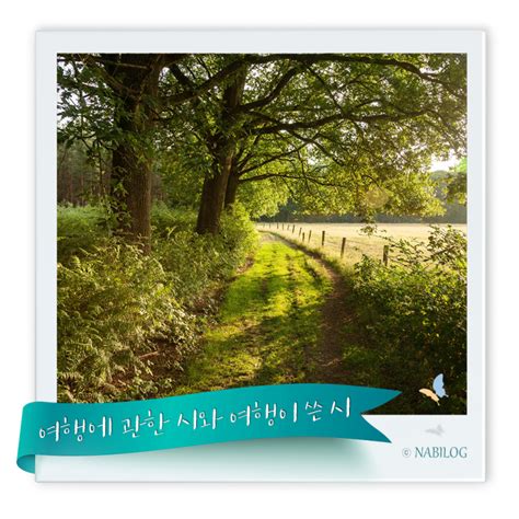 《여행에 관한 시》 그리고 《여행이 쓴 시》 네이버 블로그