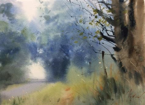 Какого цвета лето Видеокурс акварели Сергея Курбатова Картины акварелью