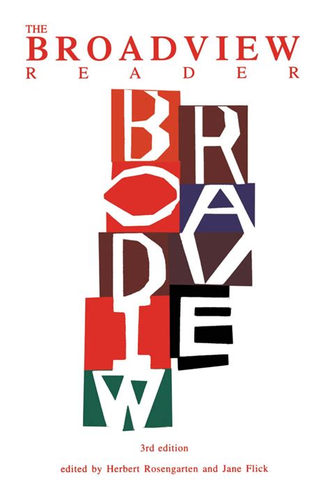 The Broadview Reader Third Edition Broadview Press