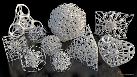 Voronoi 3d Lattice 88 By Asopticom On Deviantart