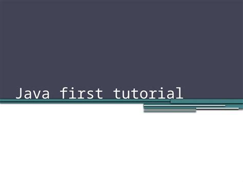 Pptx How To Create A Project In Java Language Dokumentips