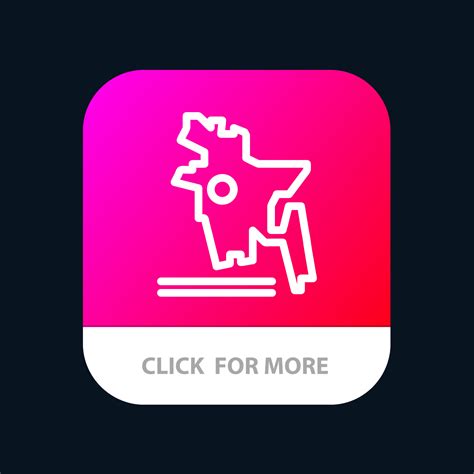 Map Bangladesh Country Bangladesh Mobile App Button Android And Ios Line Version 17968757 Vector