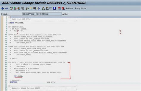 techsap ldb logical data base multiple node hierarchy