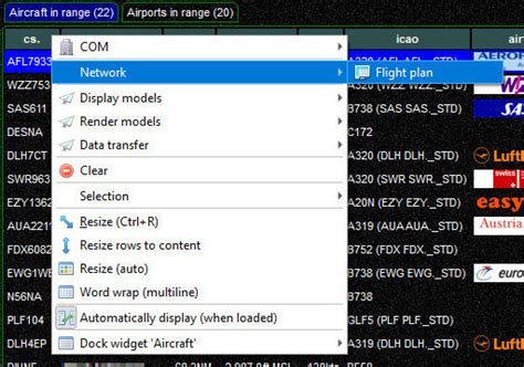 Aircraft Page Swift Pilot Client Documentation