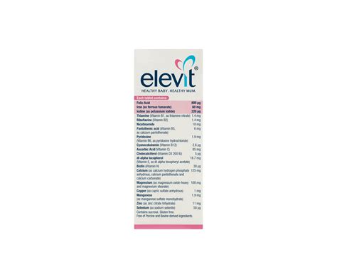 Elevit Pregnancy Multivitamin 100 Tablets Zenith Pharmacy