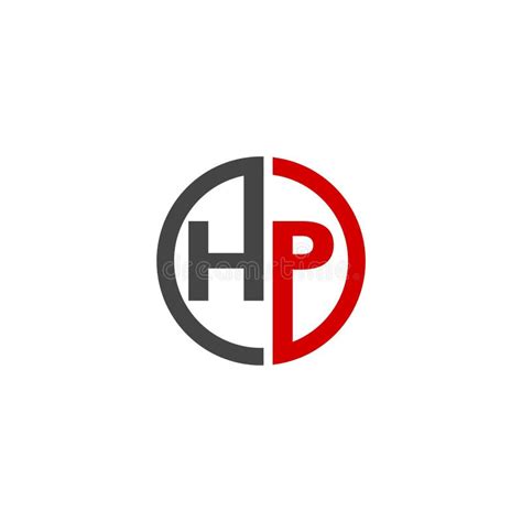 Hp Letter Type Logo Design Stock Vector Illustration Of Letter 173747454