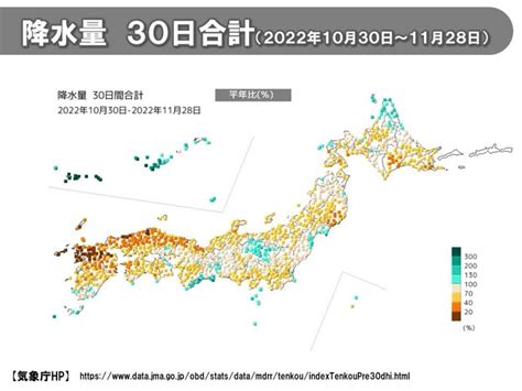 沖縄 長雨と日照不足 降水量は平年4倍 日照時間は平年6割 農作物の管理に注意気象予報士 日直主任 2022年11月29日 日本気象