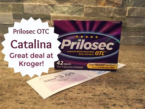 Prilosec Otc Catalina Great Deal On Acid Reducer At Kroger Kroger Krazy