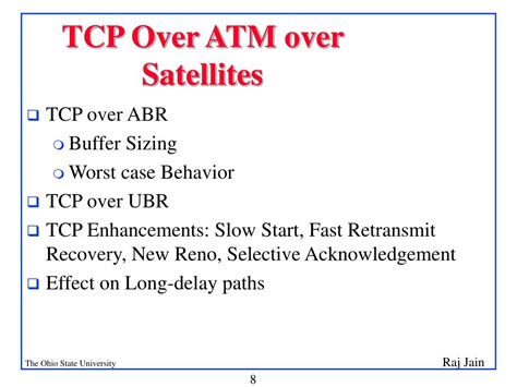 Ppt Traffic Management Over Satellite Atm Networks A Status Report Powerpoint Presentation