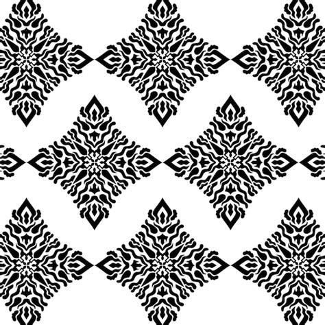 Premium Vector Geometric Cool Abstract Floral Pattern