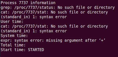 solved the proc {pid} status and proc {pid} stat files