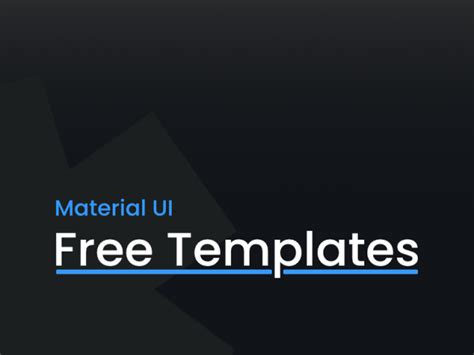 Enhance User Experience With Top Material Ui Form Templates