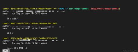 Git合并多次commit Csdn博客