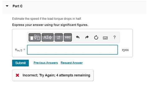 Solved A 10hp Six Pole 60−hz Three Phase Induction Motor