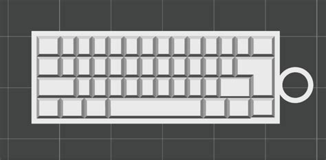 Keyboard Keychain By Dino Rex4 Makerworld