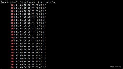 Dmidecode命令 Csdn博客