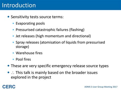 Source Terms And Model Sensitivity Ppt