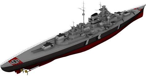 Battleship Tirpitz 3d Model 3d Cad Browser