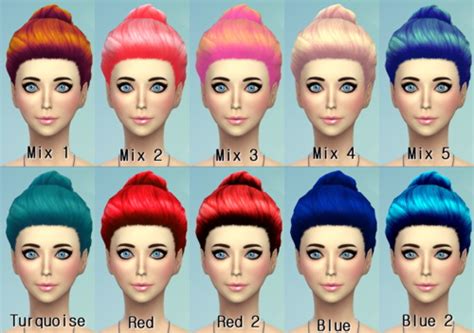 Sims 4 All Hair Recolors Nutritiongse