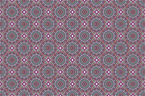 Premium Vector Geometric Seamless Pattern Circle Element